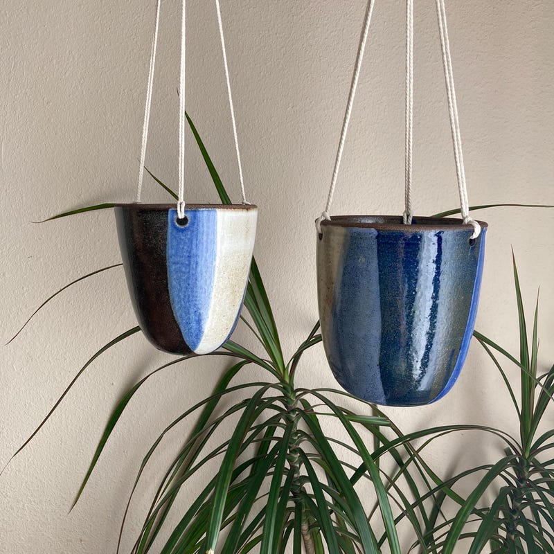 Ceramic Hanging Planter - Etsy