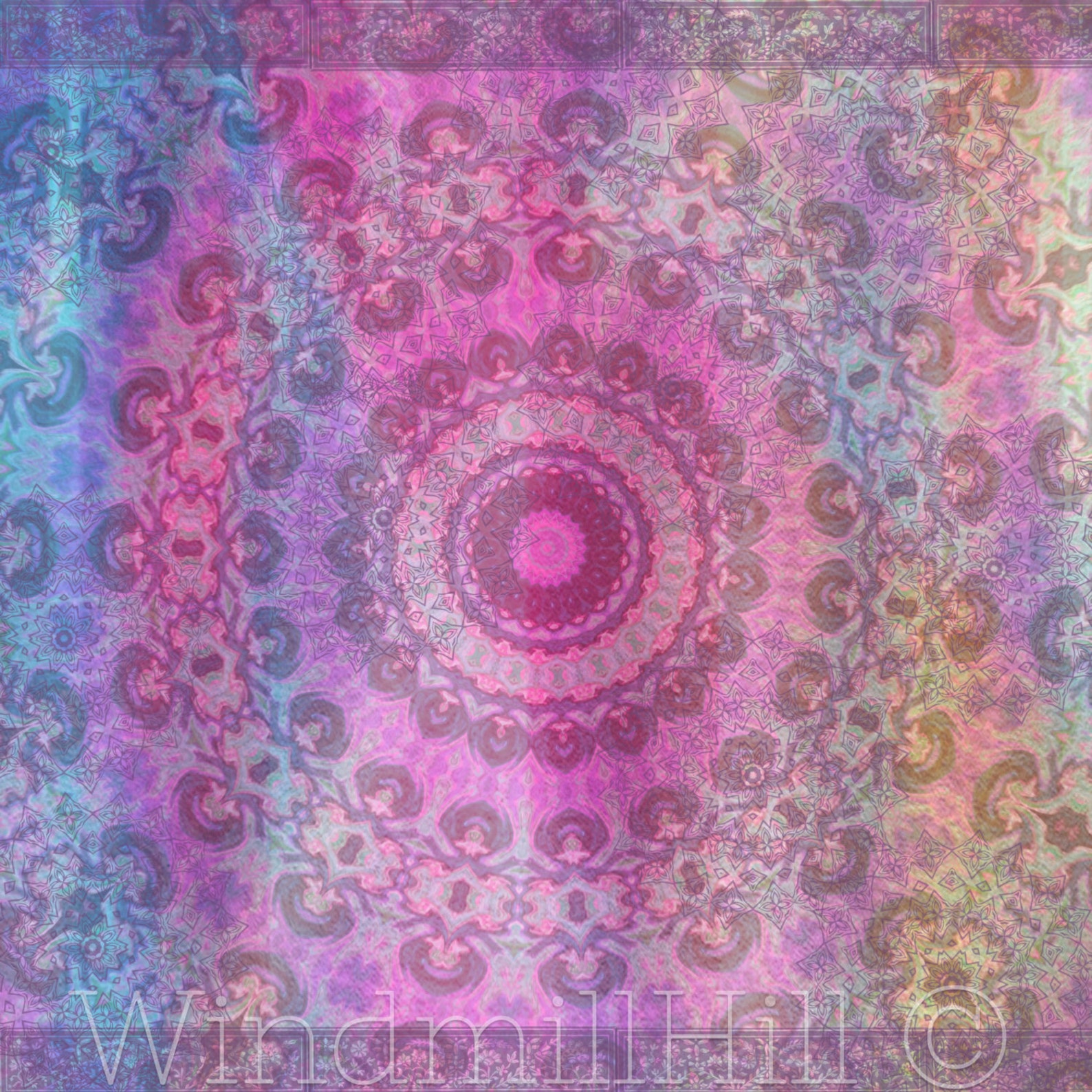 Textured Mandala Digital Paper Scrapbook Paper Commercial - Etsy