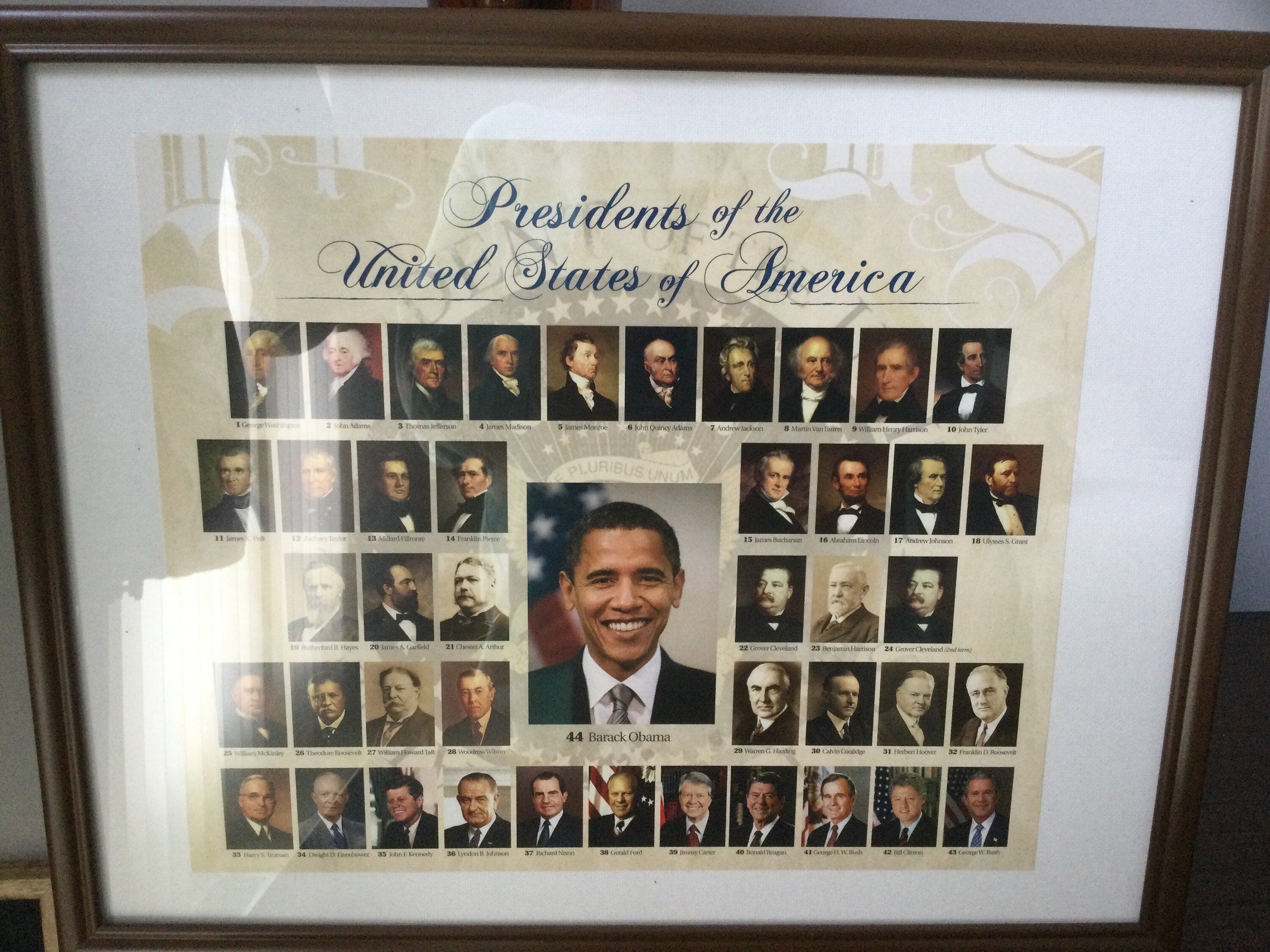 11x14 Framed Presidential Poster Featuring President Barack - Etsy