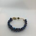 Crystal Royal Blue Cuff Bracelet With Beautiful Glass Crystals Magnetic ...
