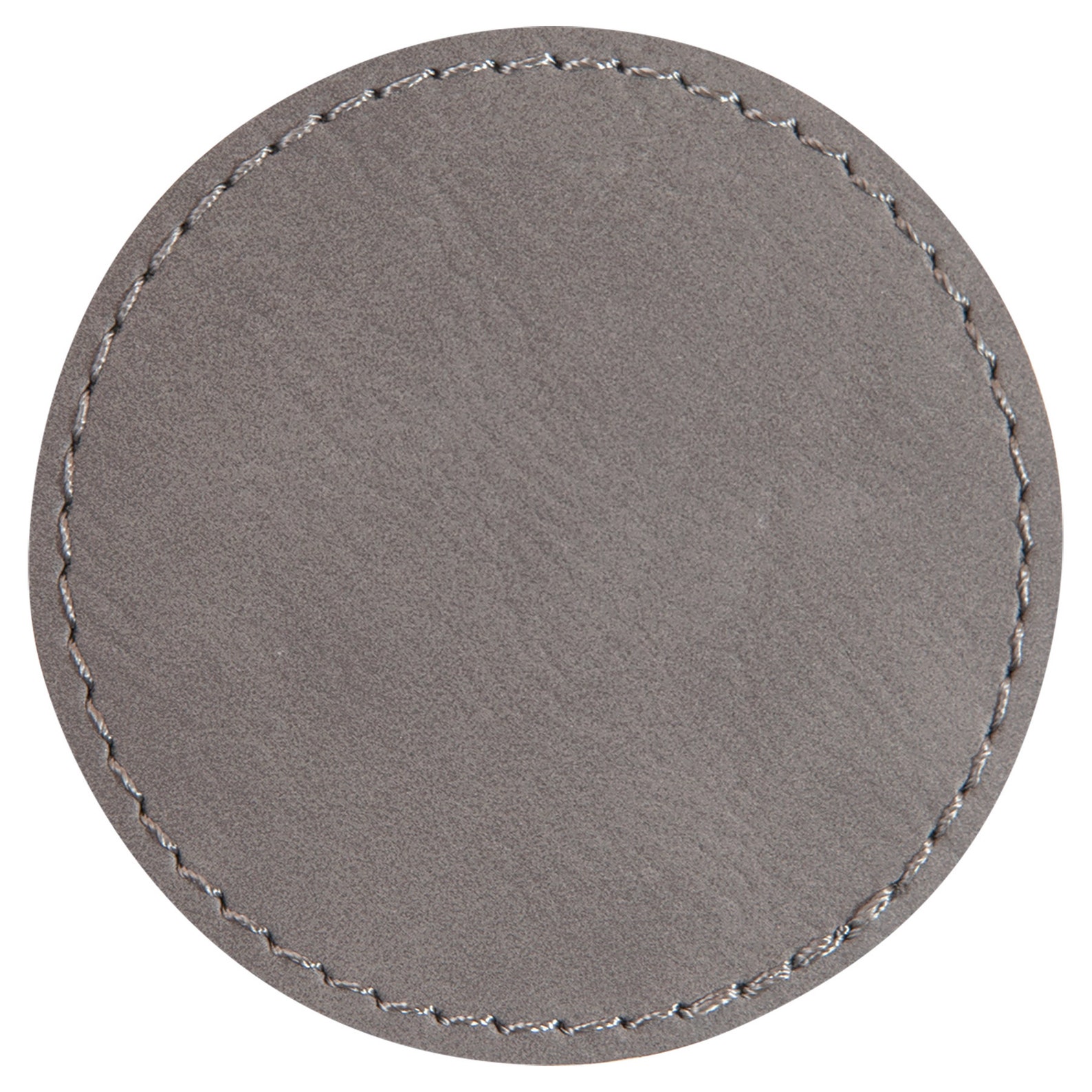 Set of 10 Blank Gray Laserable Leatherette Round Patch With - Etsy