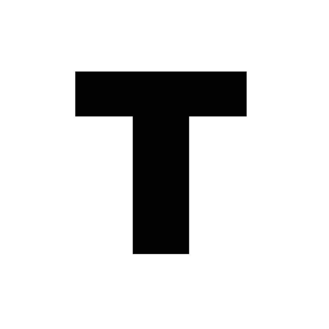 Set of 10 Letter "t" Leatherette Patches With Adhesive Backing ...