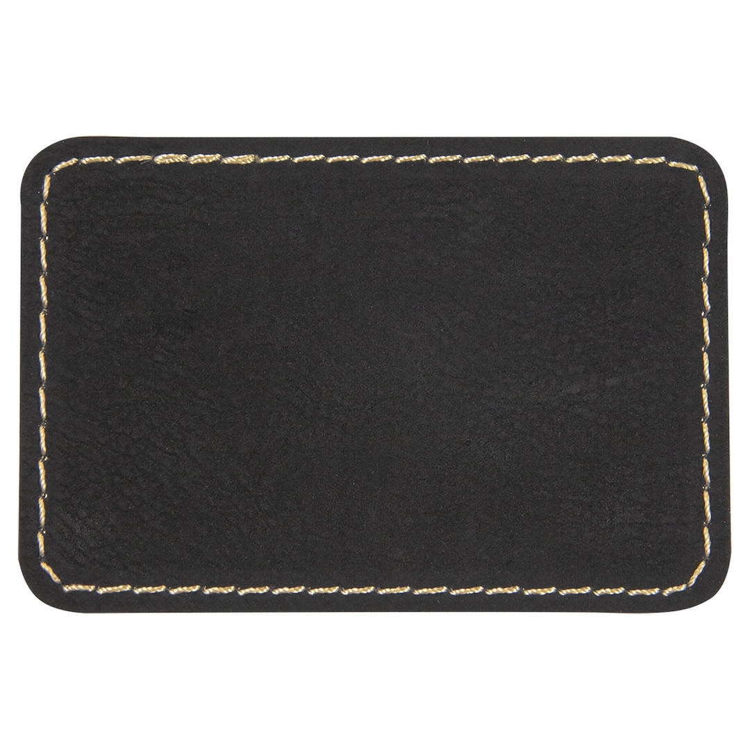 Set of 10 Blank Gold/black, Black to Gold Laserable Leatherette ...