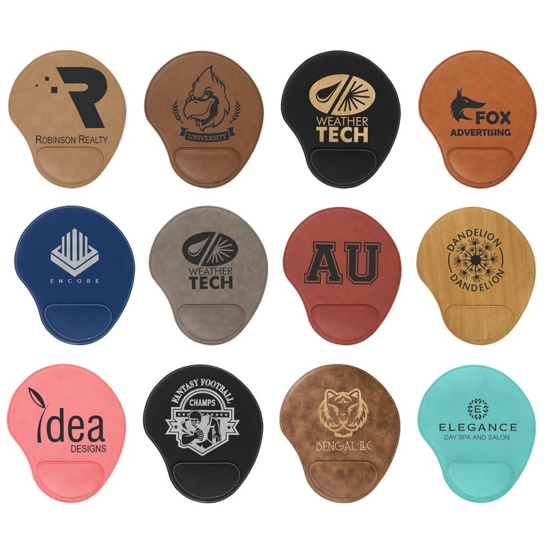 Set of 12 Blank Rawhide Laserable Leatherette Mouse Pad | Etsy