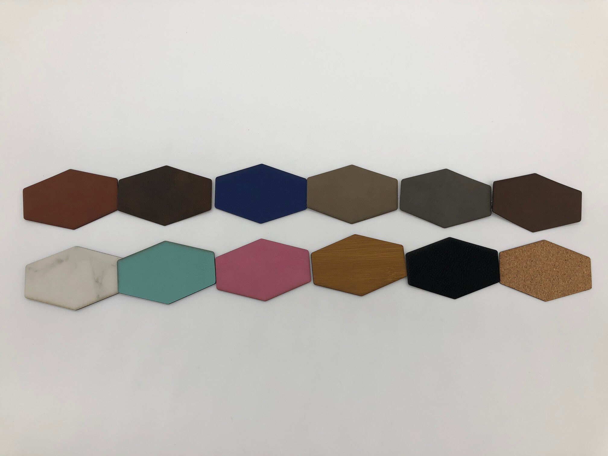 Various Shape Hexagon Leatherette Patches With Adhesive - Etsy UK