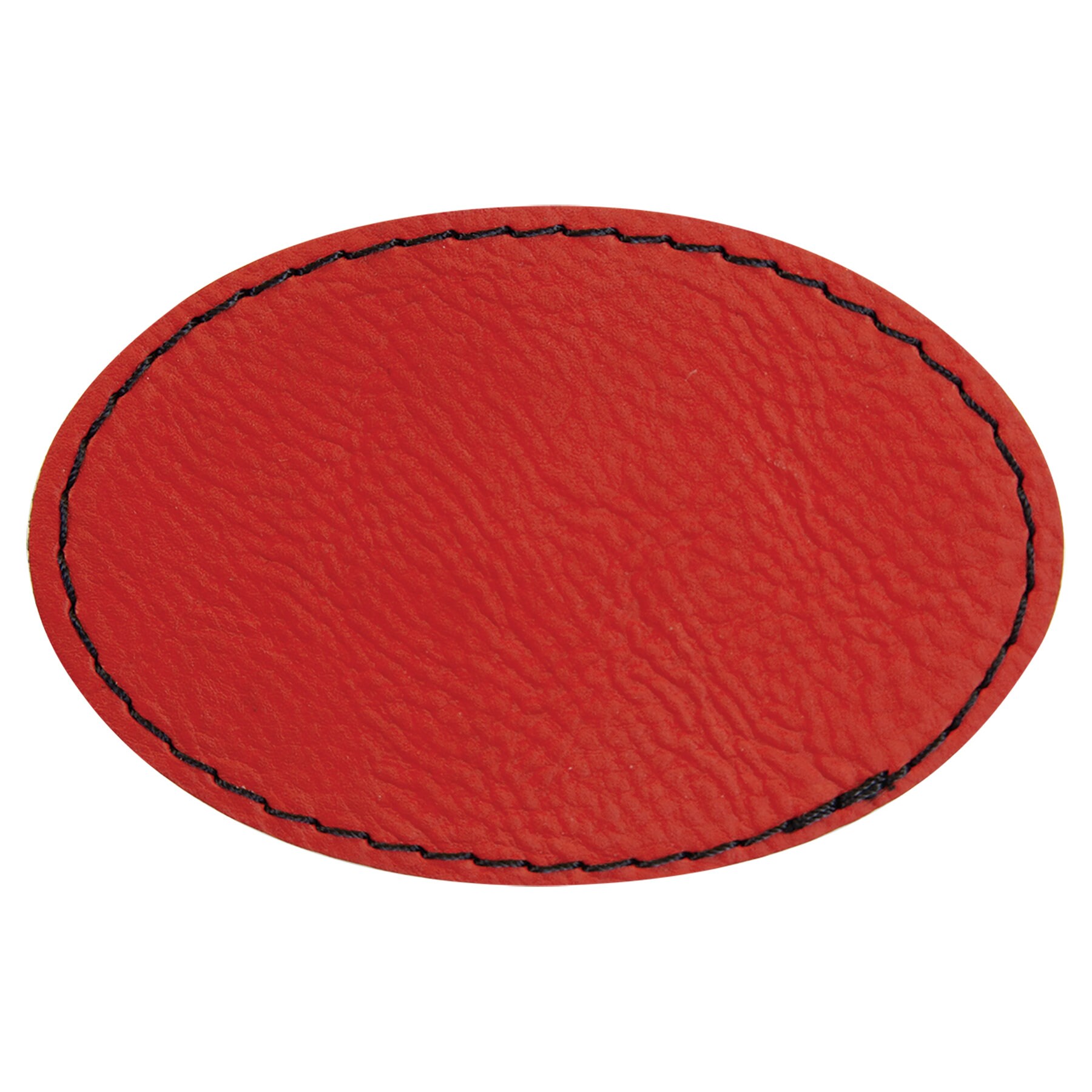 Blank Red Oval