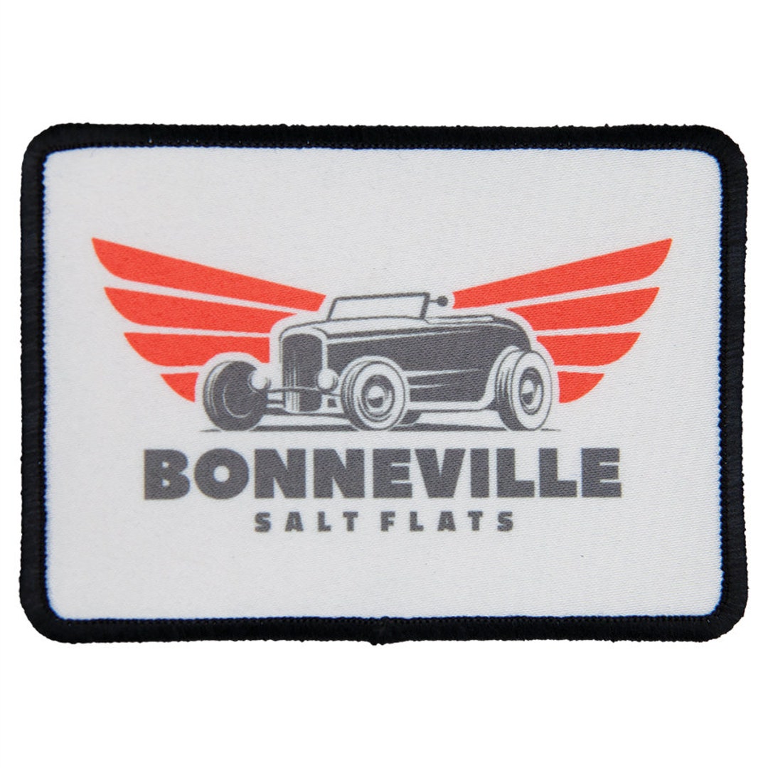 25 Set of Blank, Black Embroidered Edge Rectangle Patches for Sublimation With Adhesive, Hat ...