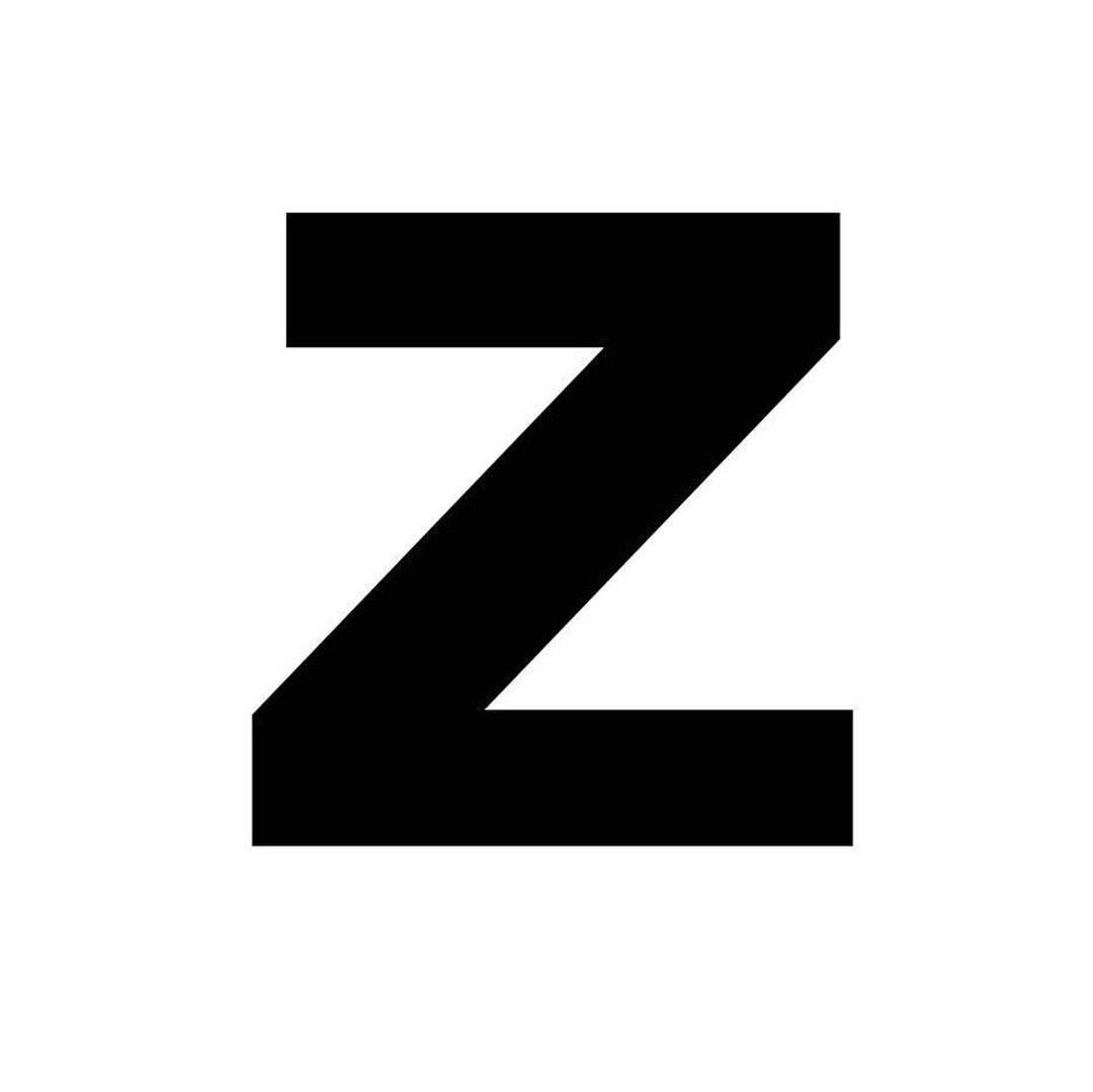 Set of 10 Letter "z" Leatherette Patches With Adhesive Backing ...