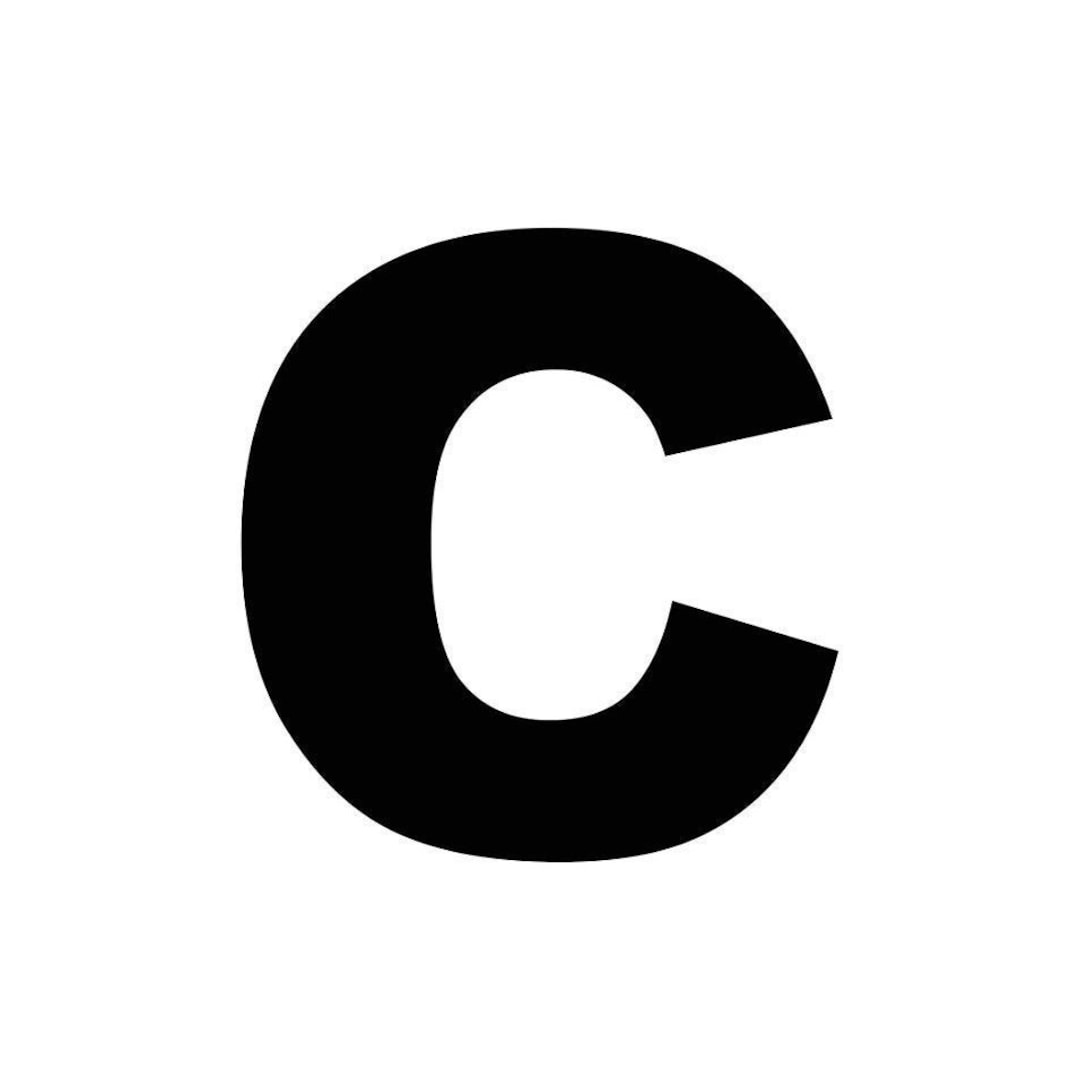 Set of 10 Letter "c" Leatherette Patches With Adhesive Backing ...