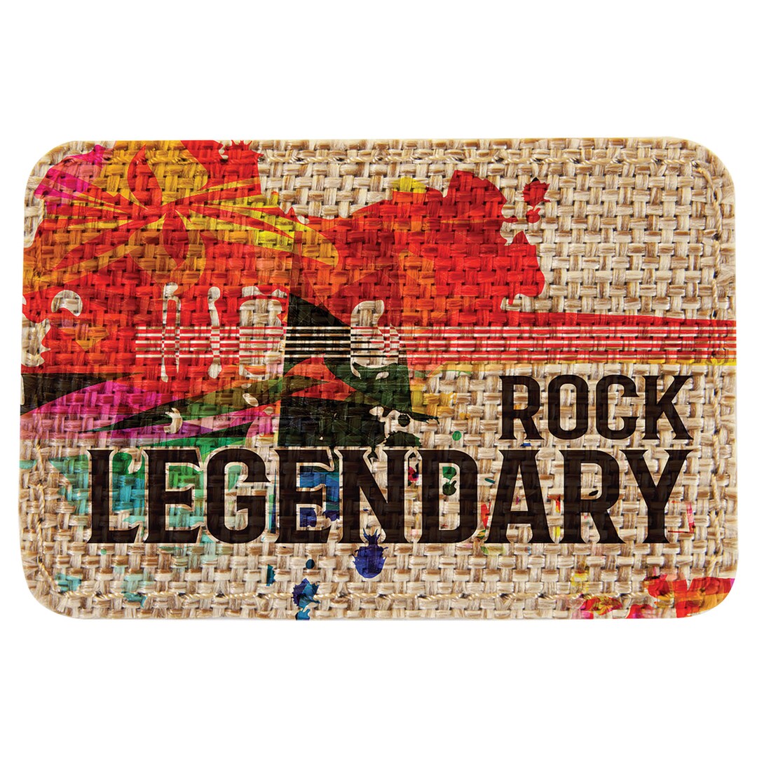 25 Set of Blank, Rustic Burlap Style Rectangle Patches for Sublimation ...