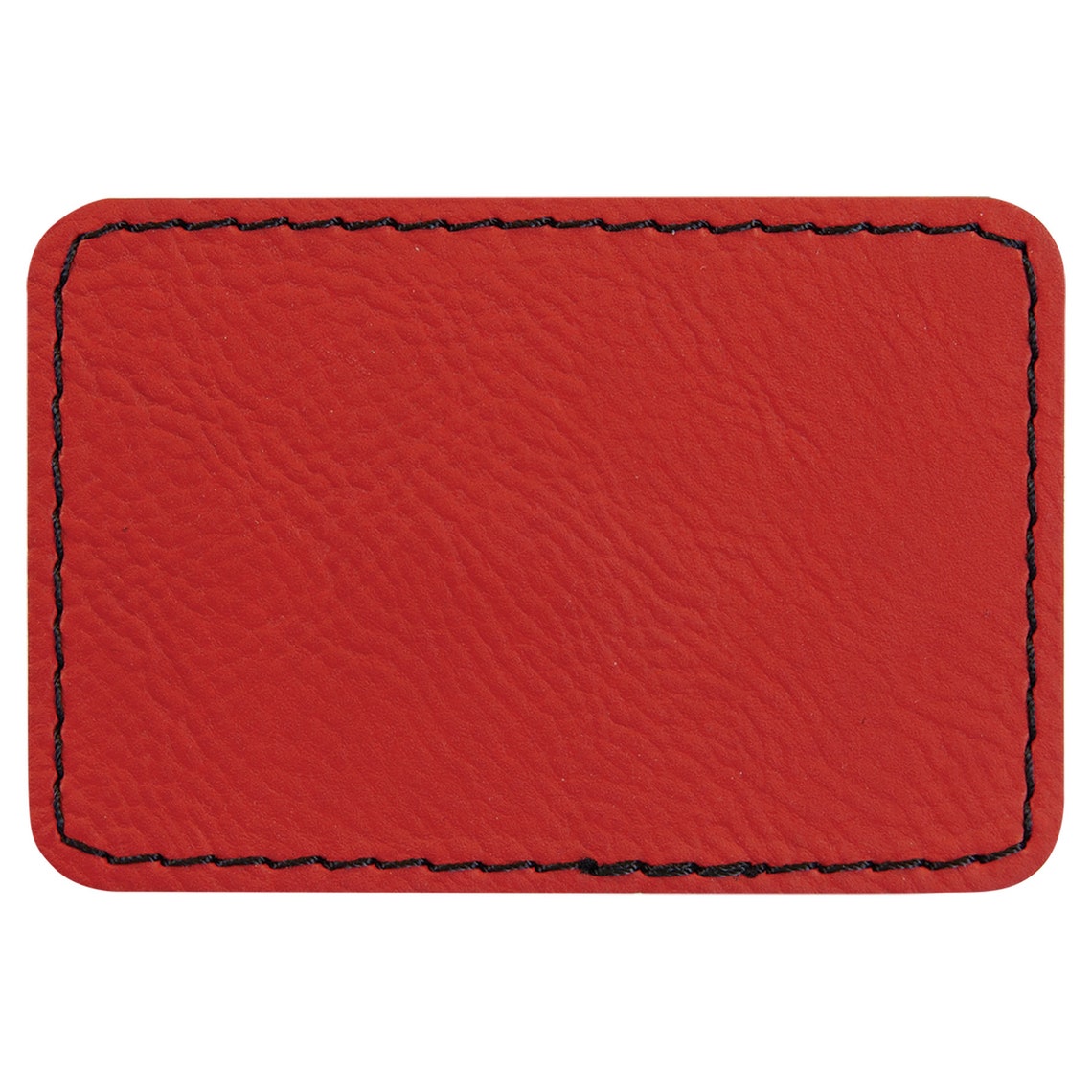 Set of 10 Blank Red Laserable Leatherette Rectangle Patch With - Etsy