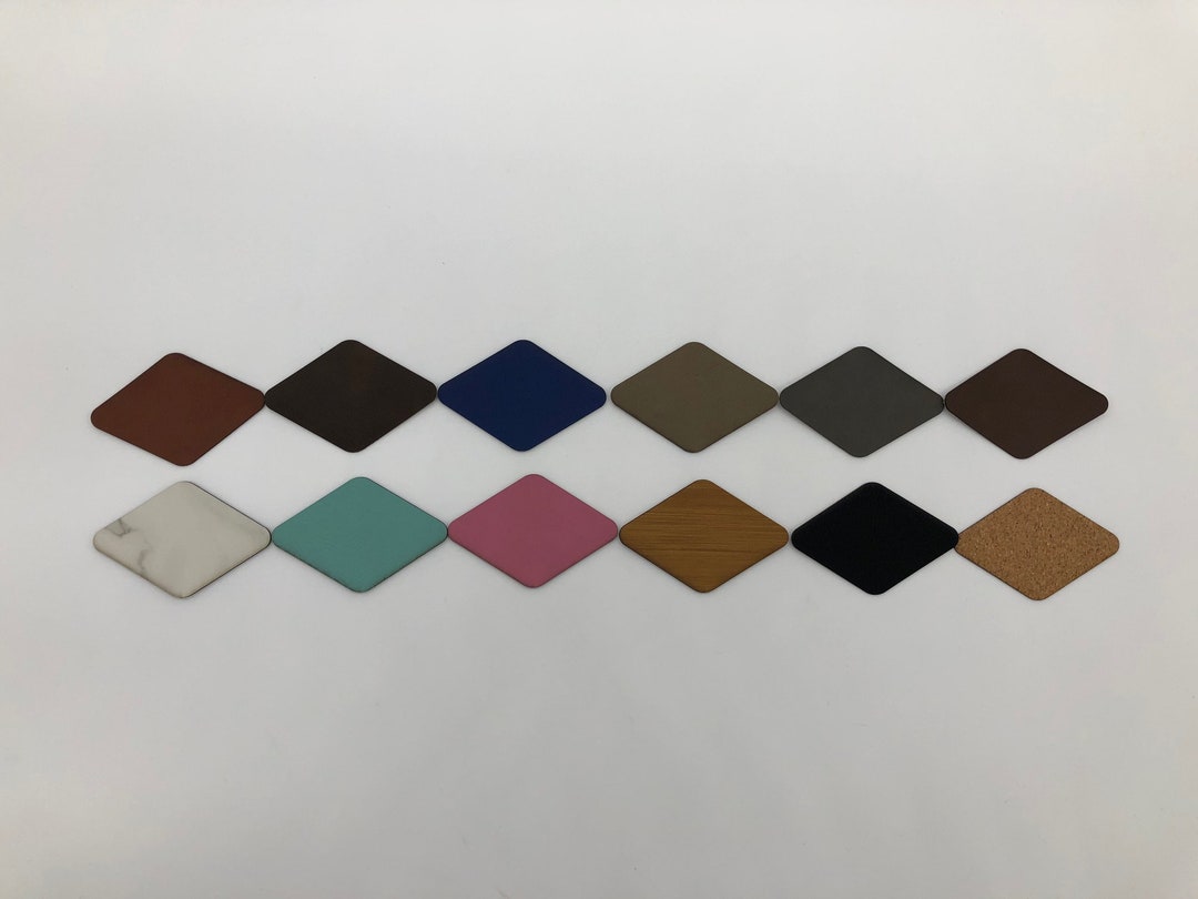 Set of 10 Diamond Leatherette Patches With Adhesive Backing - No ...