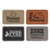 Variety Sample Pack of Laserable Leatherette Patches With Adhesive, Hat ...