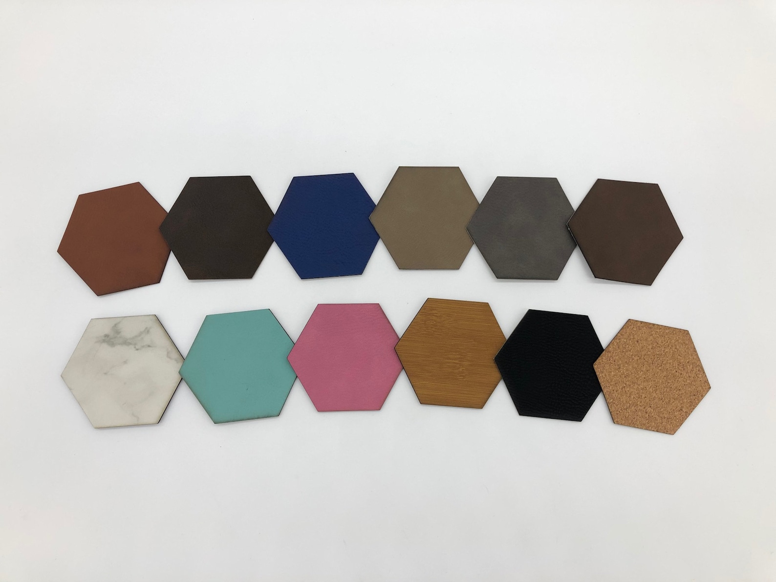 Various Shape Hexagon Leatherette Patches With Adhesive - Etsy