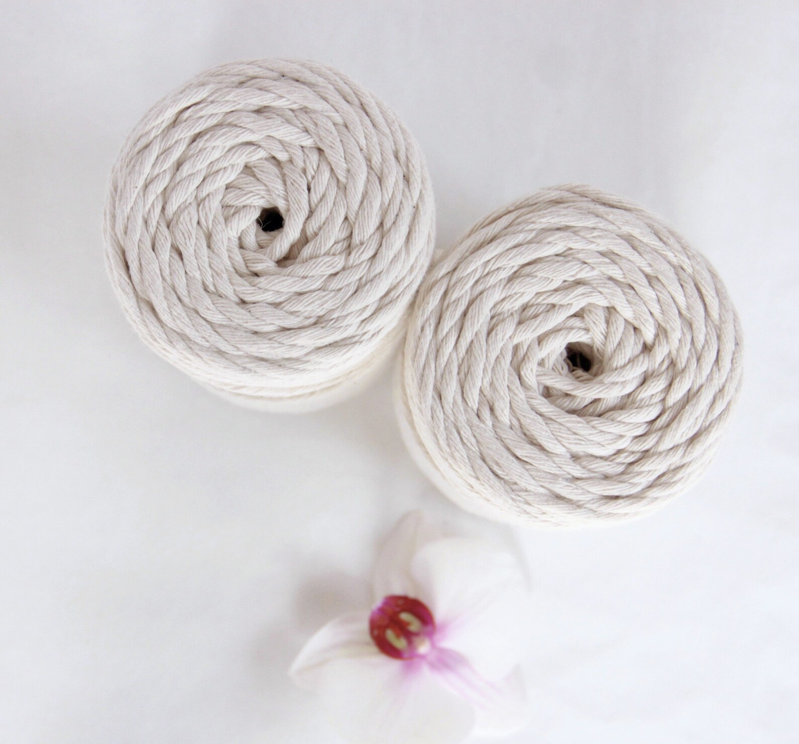 Single Strand Bulk Macrame Cord 100% Cotton Fiber Art Rope - Etsy