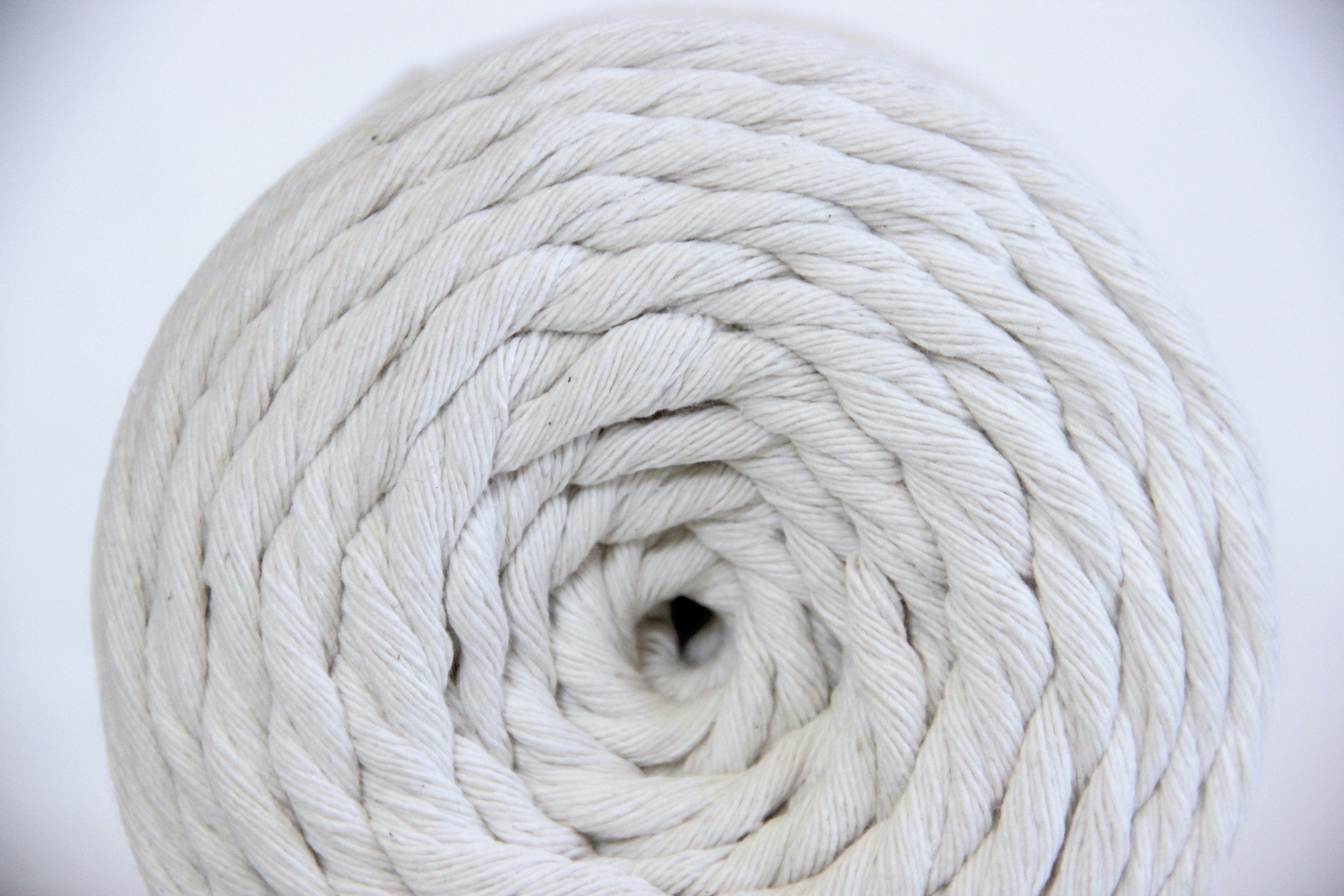 Single Strand Bulk Macrame Cord 100% Cotton Fiber Art Rope - Etsy