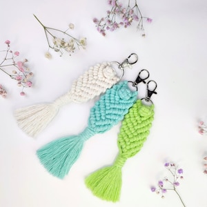 3 Macrame KEYCHAIN PDF Patterns, Downloadable Digital Instructions ...
