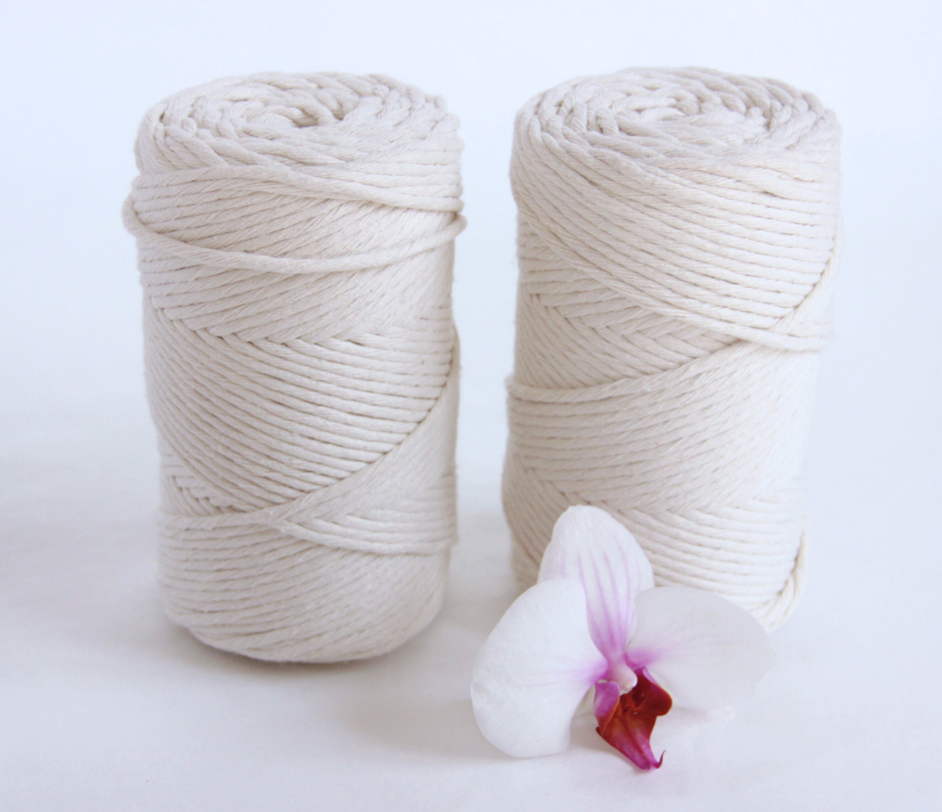 Single Strand Bulk Macrame Cord 100% Cotton Fiber Art Rope - Etsy