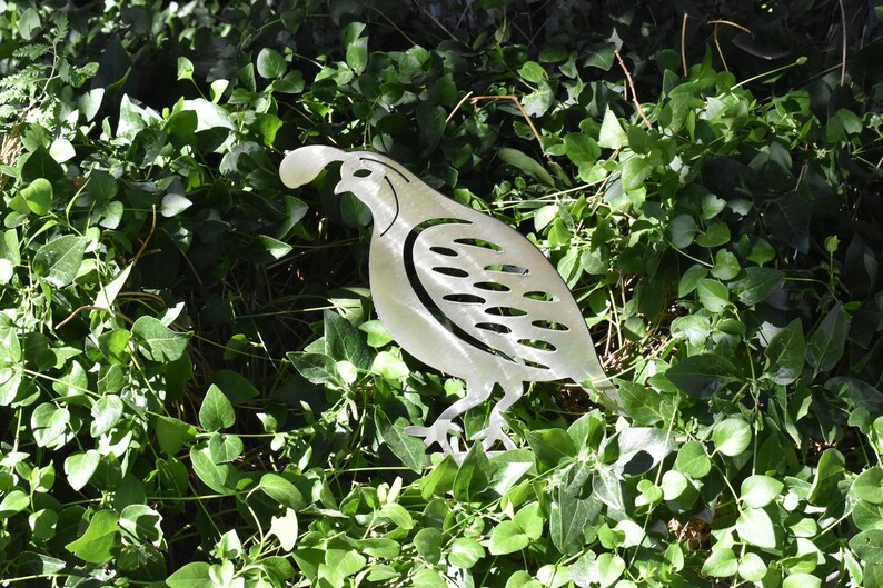 Quail Garden Stake - Etsy