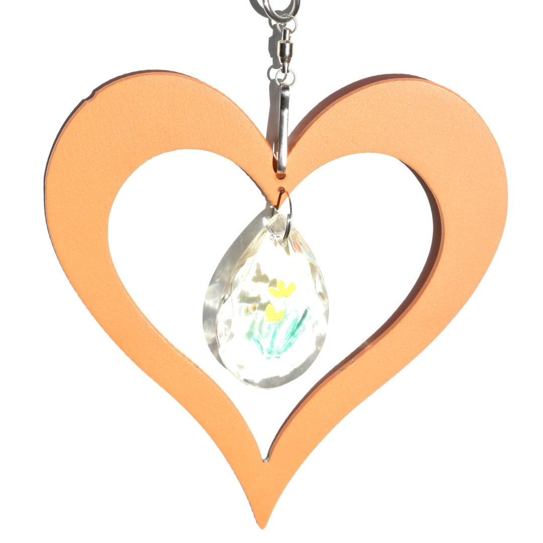 Sun Catcher Hearts - Etsy