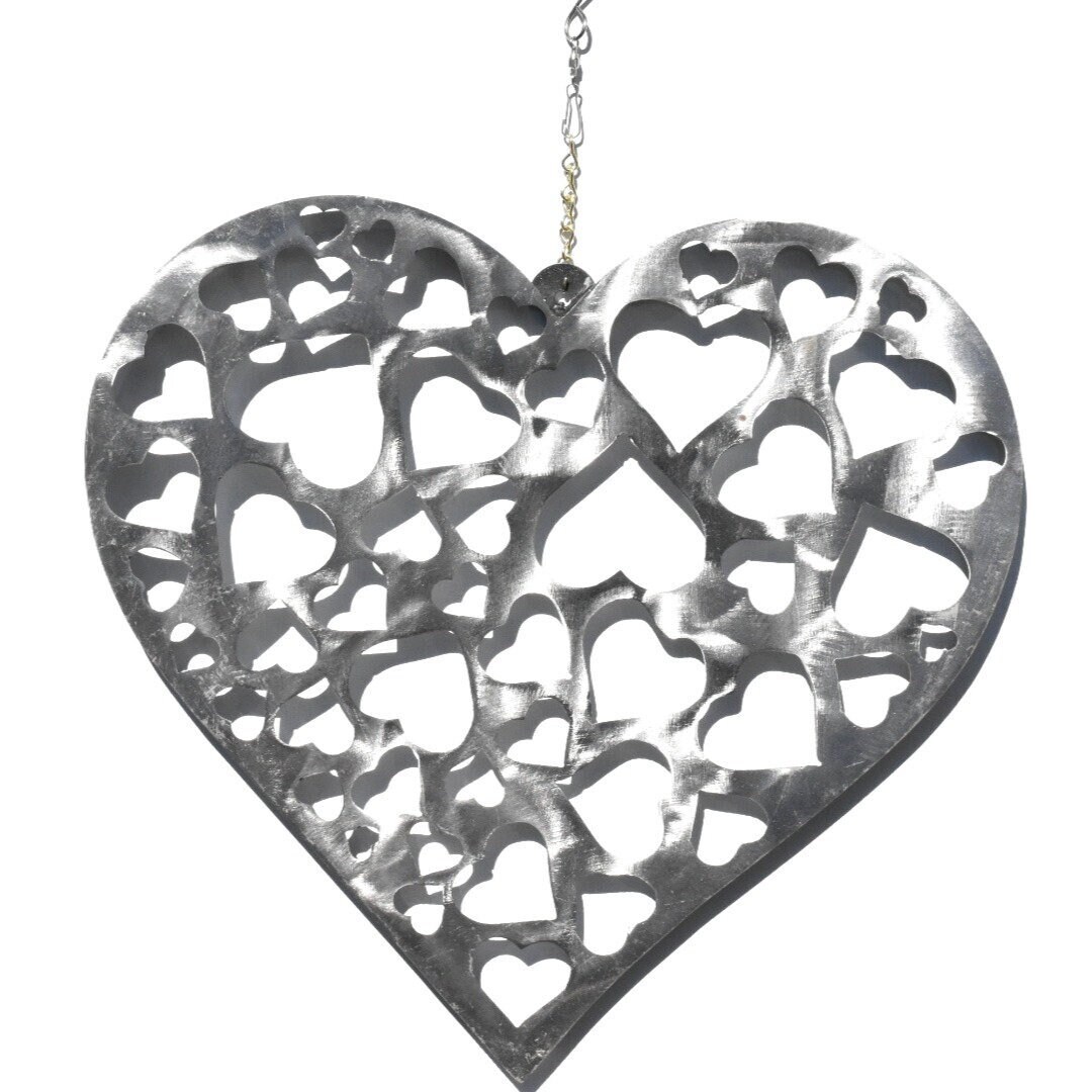 Metal Heart Fence Heart - Etsy