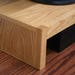 LED TV Monitor Riser Desktop Organizer Modern Oak - Etsy