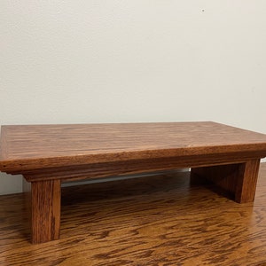 TV LED Riser Stand Entertainment Center Organizer Space Saver With Oak ...