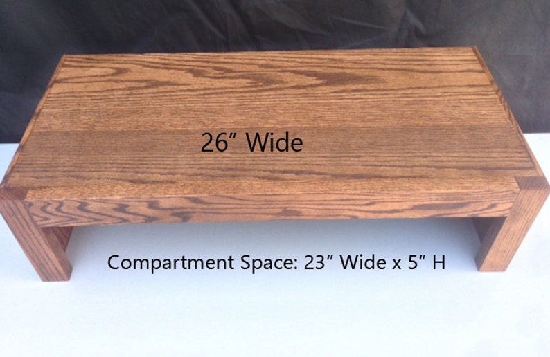 LED LCD TV Riser Stand Modern Oak - Etsy