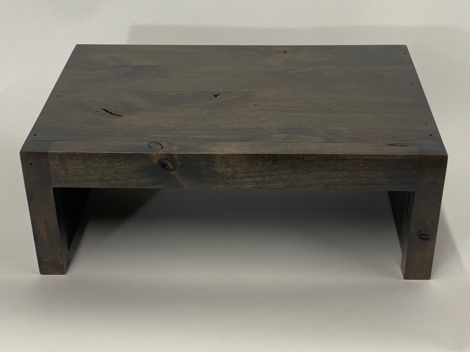 LED Computer 26" Monitor Stand in Rustic Hardwood-5 Finish Options - Etsy