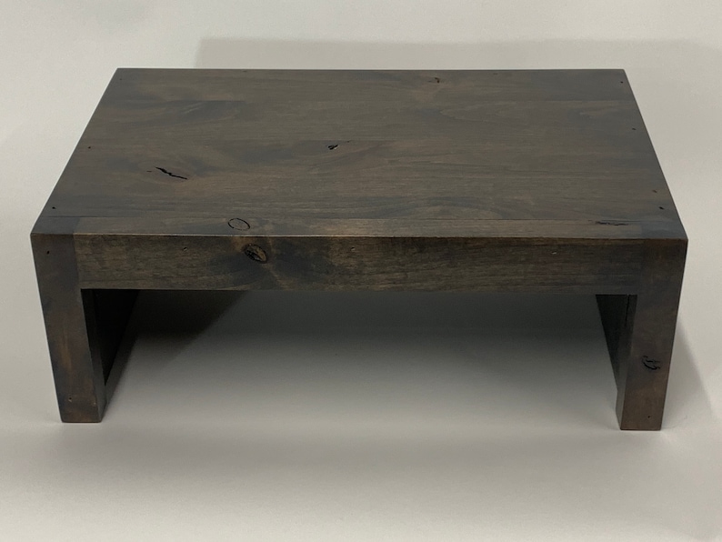 LED Computer 26" Monitor Stand in Rustic Hardwood-5 Finish Options - Etsy