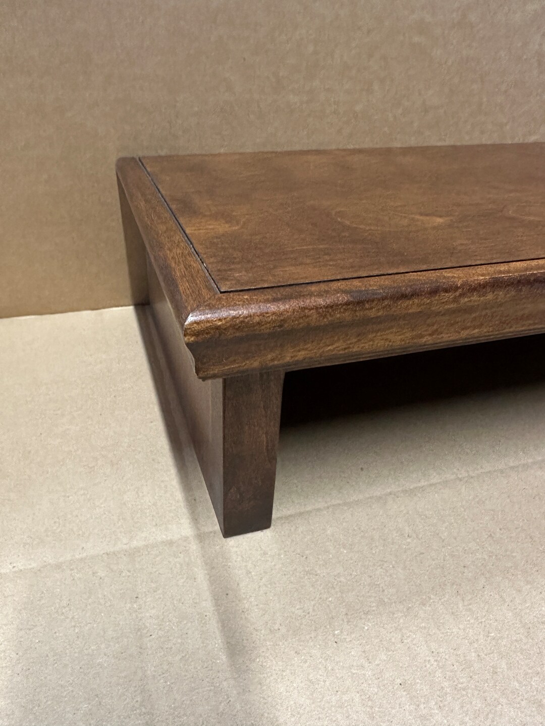 Computer Monitor Riser Traditional Style Birch Wood by JDI Home - Etsy