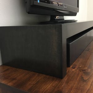LED Modern TV Riser Stand in Maple - Etsy
