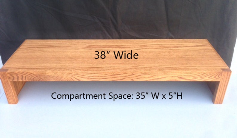 LED LCD TV Riser Stand Modern Oak - Etsy