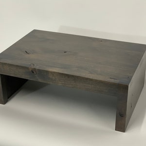 LED Computer 26" Monitor Stand in Rustic Hardwood-5 Finish Options - Etsy