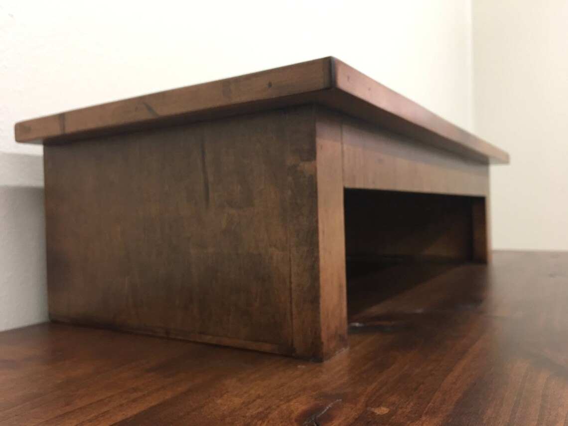 LED TV Riser Stand in Maple Hardwood Made in the USA - Etsy