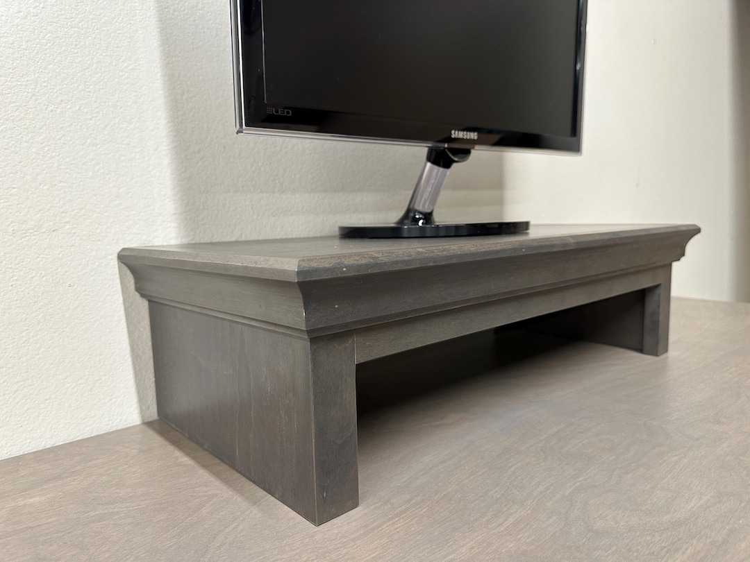 LED TV Riser Stand in Shaker Alder New Colors! - Etsy