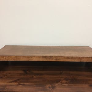 LED Modern TV Riser Stand in Maple - Etsy