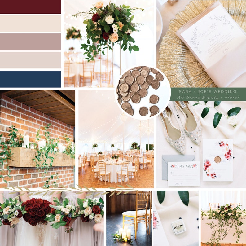 Wedding Mood Board Indesign Template INSTANT DOWNLOAD Etsy