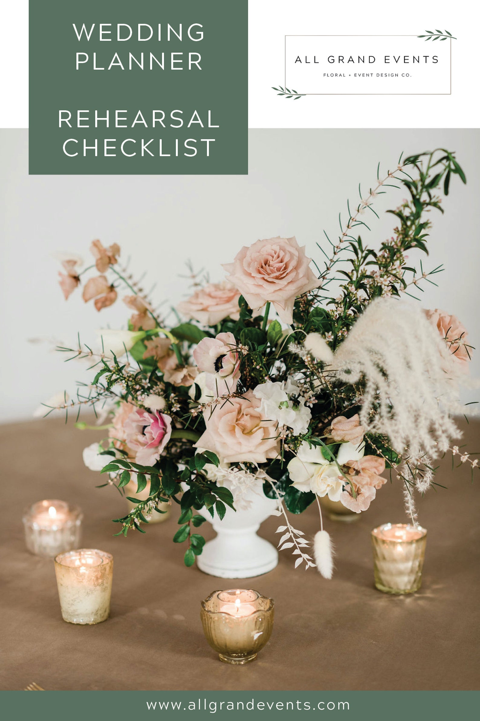 Wedding Planner Rehearsal Checklist - PDF - INSTANT DOWNLOAD - Etsy