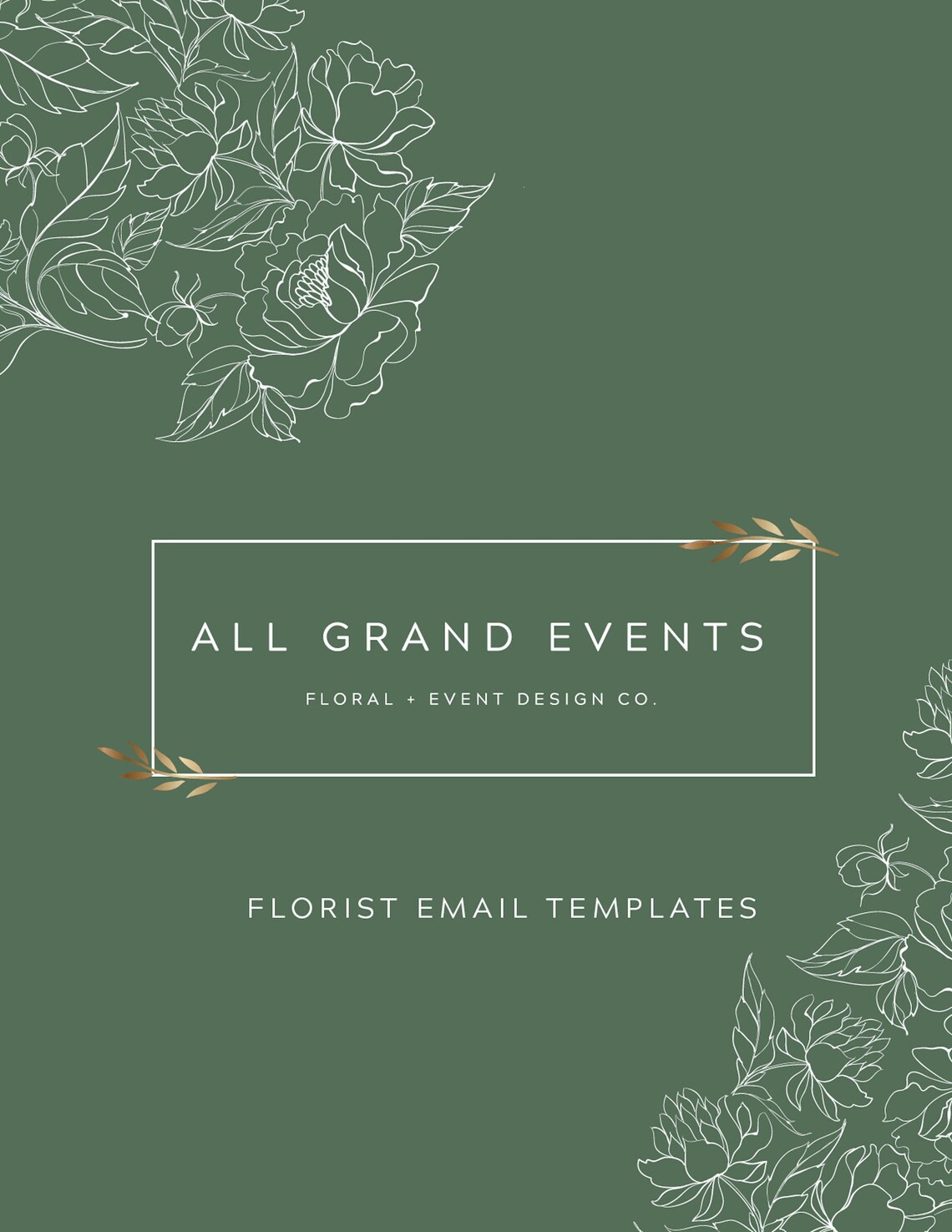 Florist Client Email Templates SAMPLE PDF Digital Download - Etsy