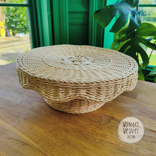 Wicker Cake Stand - Etsy