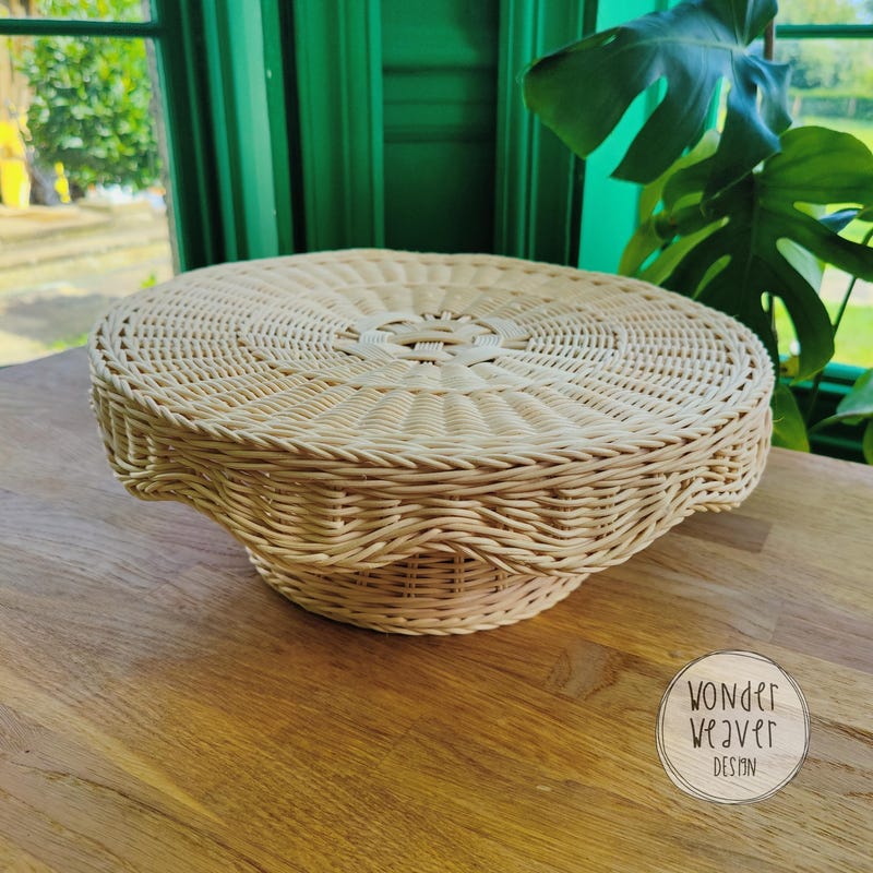 Wicker Cake Stand - Etsy