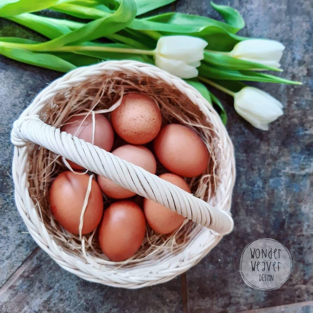 Rattan/wicker Egg Basket for Easter Limited Edition Egg - Etsy