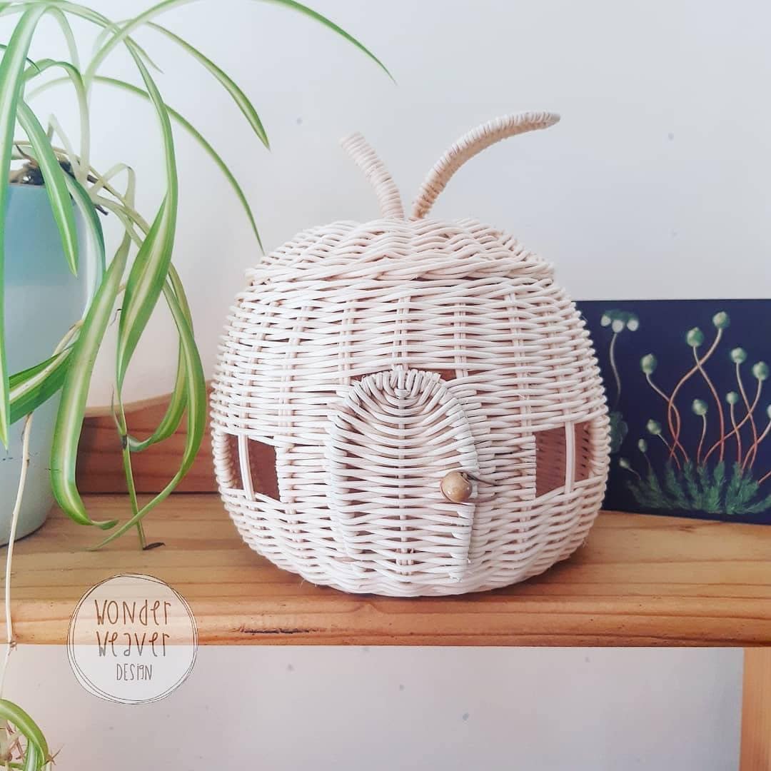 Rattan Apple House | Fairy House | Apple | Wonderweaver Design ...