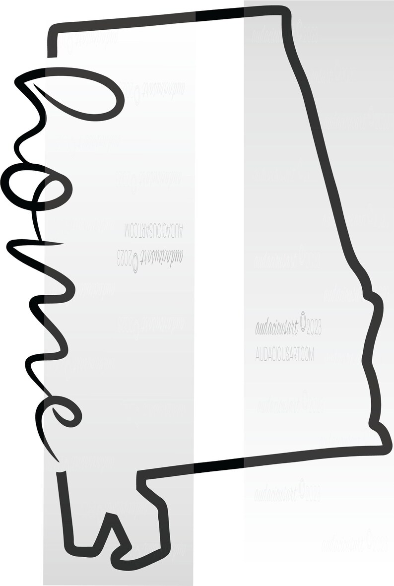 Alabama SVG Cross Stitch Pattern Clipart Digital Download Commercial ...