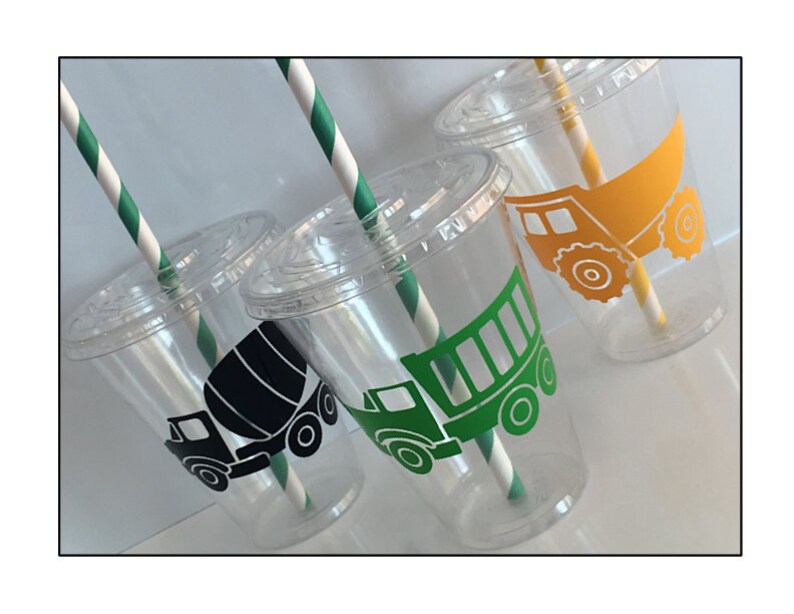 Truck Themed Party Cups - Etsy