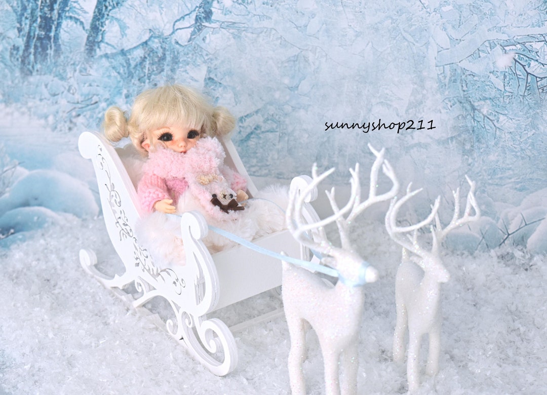 Doll Sled Carriage, 1/8 BJD Pukifee Size, Display Prop - Etsy
