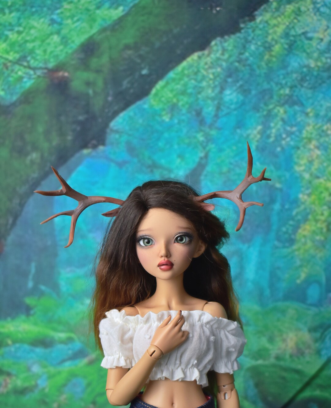 Deer Horns Bjd 1/4 Simulation MSD Minifee - Etsy