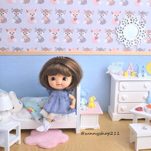 Stodoll Miniature Heart Chest of Drawers, Obitsu 11, Lati Yellow, Pukifee, Nappy Choo Dolls or ...