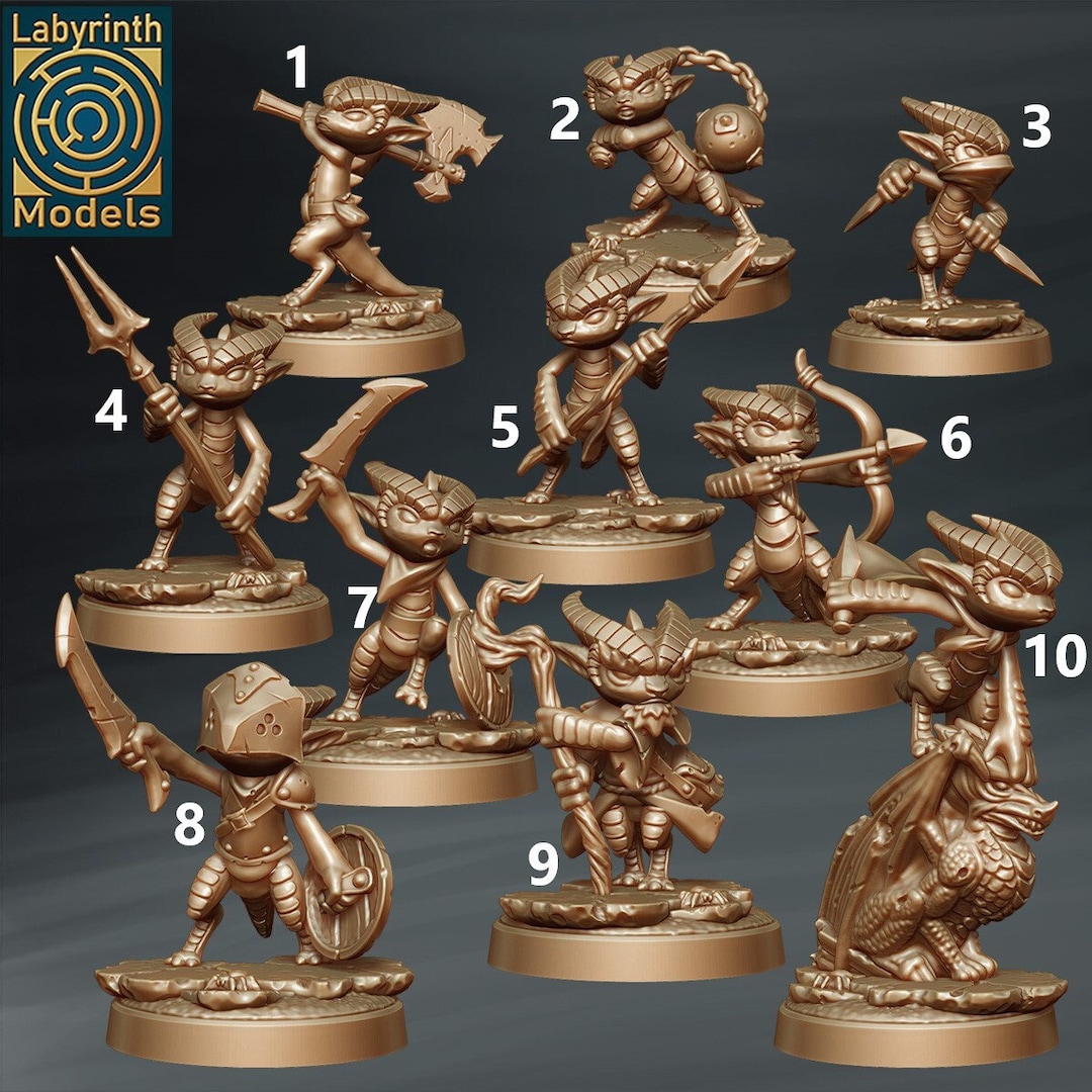 Kobold Tribe by Labyrinth Models - Etsy